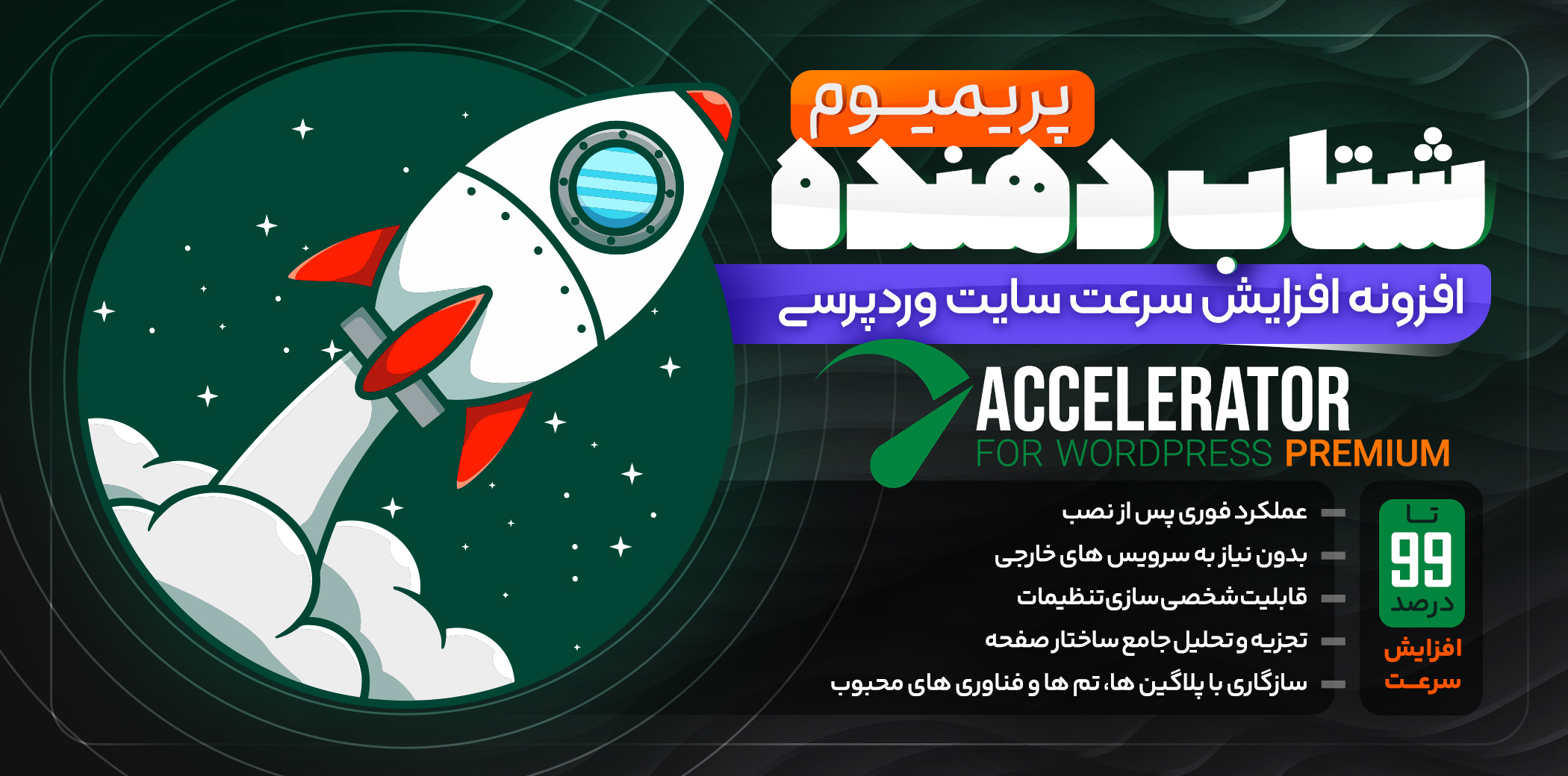 افزونه شتاب دهنده وردپرس؛ Seraphinite Accelerator - راست چین